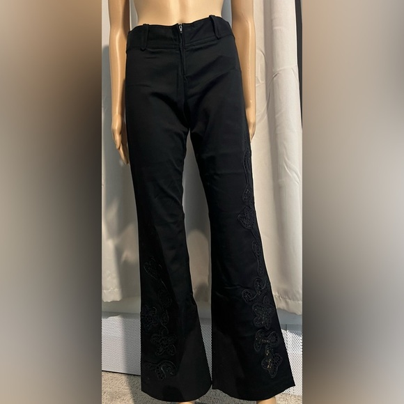 Cache | Pants & Jumpsuits | Vintage Cache Embroidery Flatfront Dress ...